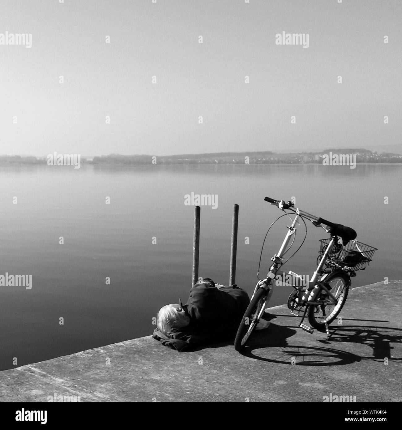 Man sleeping in vehicle hi-res stock photography and images - Alamy