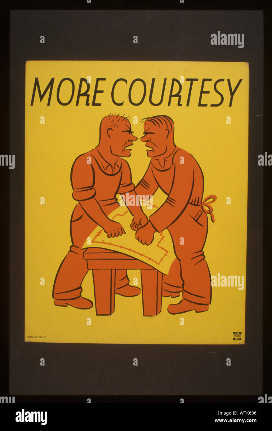 More courtesy Poster promoting better interpersonal communications in ...