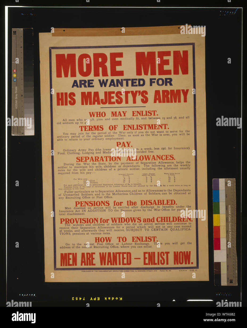 More men are wanted for his majesty's army [...] Men are wanted ...