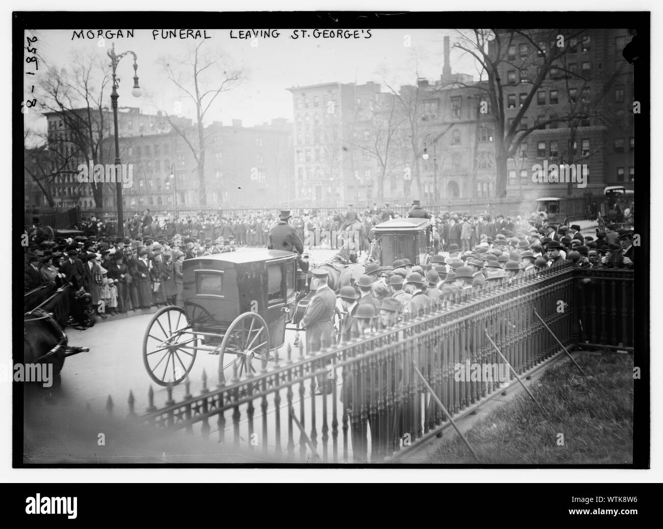 Morgan funeral leaving St. George's Stock Photo - Alamy