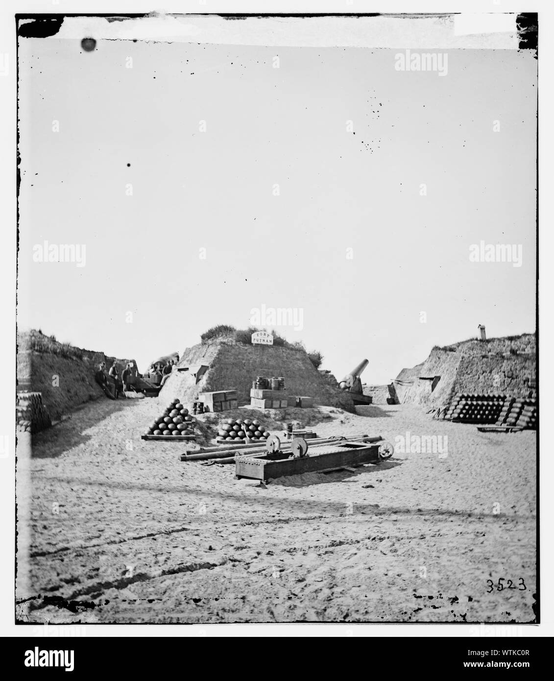 Morris Island, S.C. Interior view of Fort Putnam Selected Civil War ...