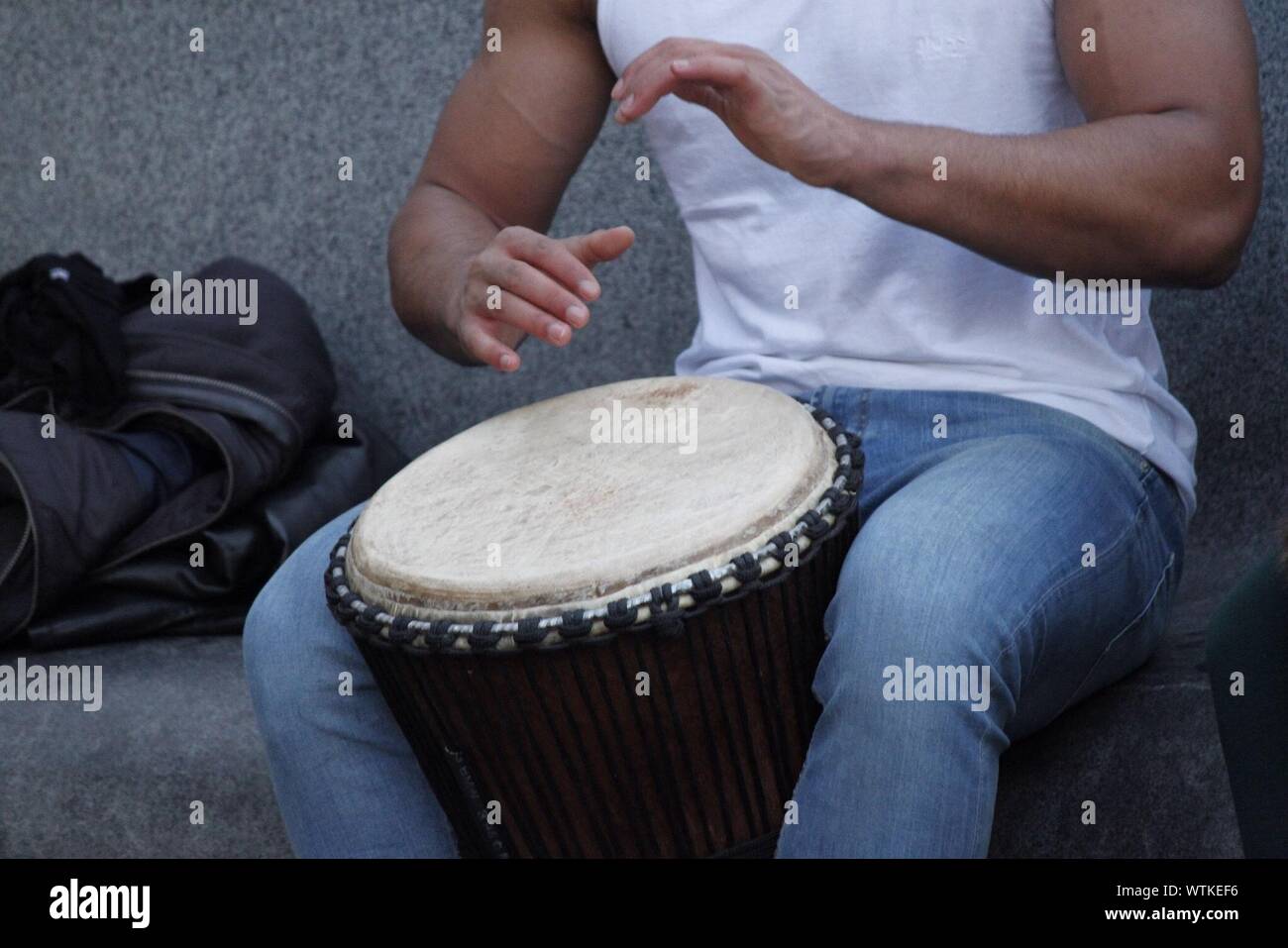 Playing bongo hi-res stock photography and images - Alamy