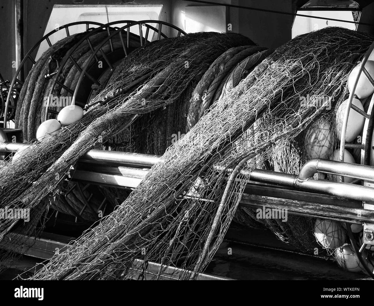 Fishing net ship hi-res stock photography and images - Alamy