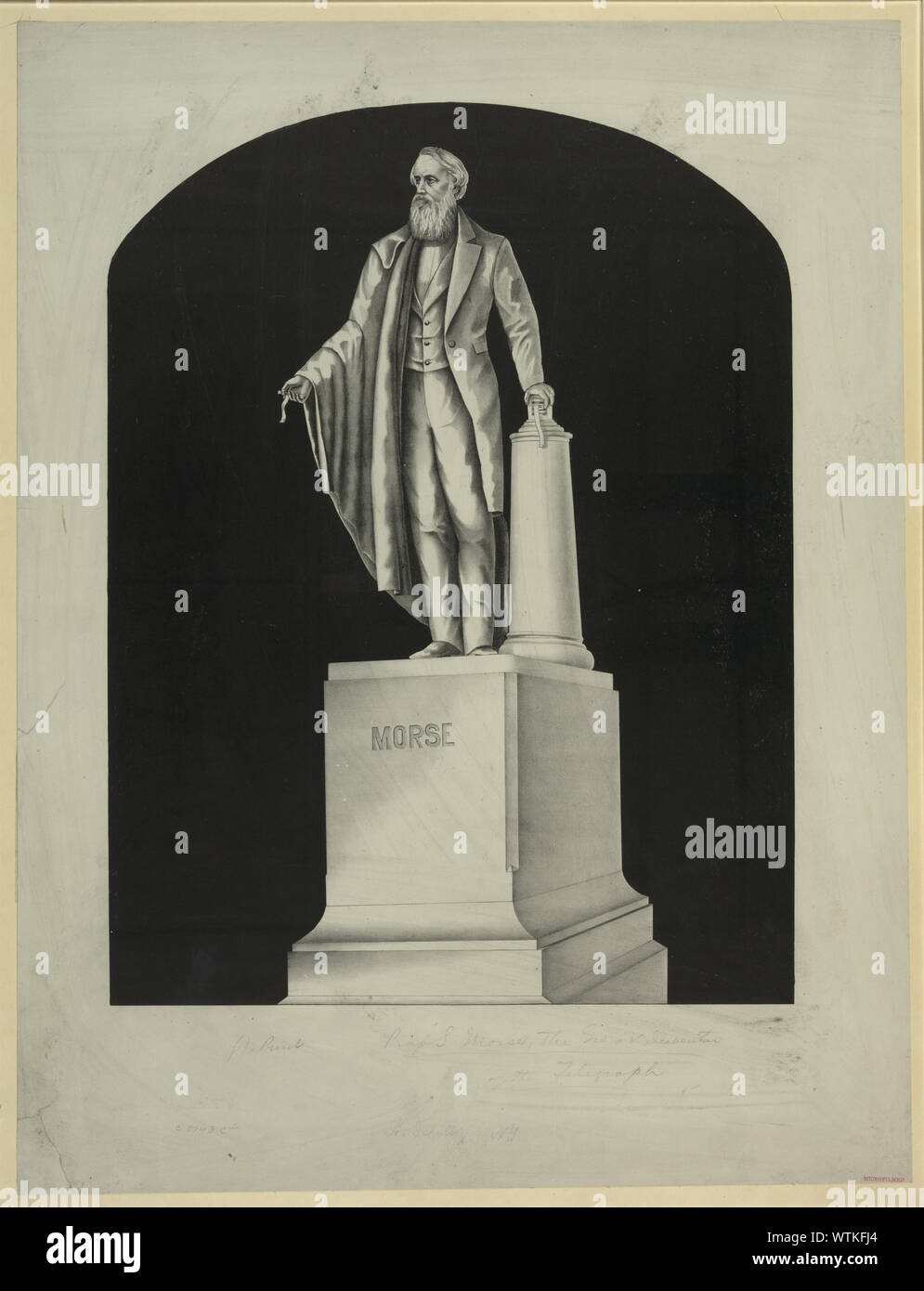 The invention of the morse code message hi-res stock photography and ...