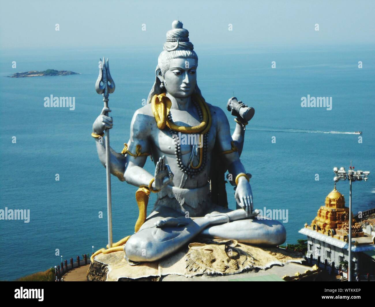 Shiva Lingam With Snake Wallpaper