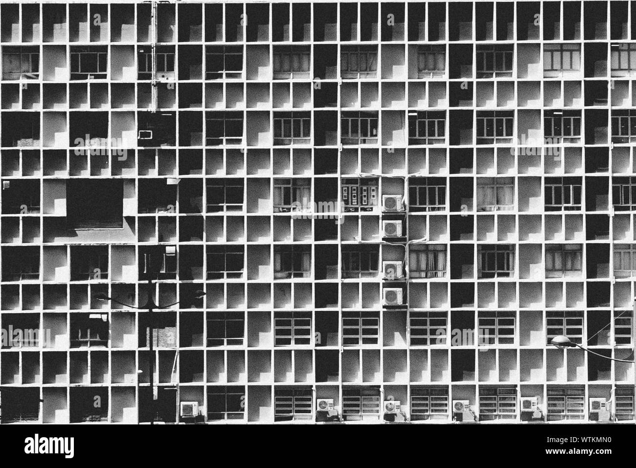 Side building window Black and White Stock Photos & Images - Alamy