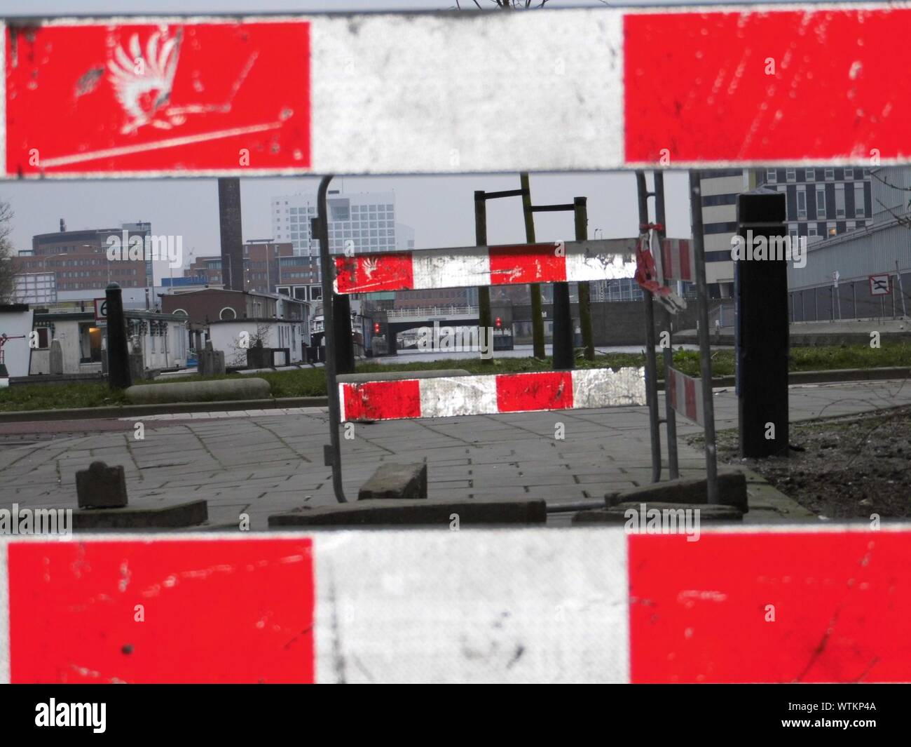 Construction barricade High Resolution Stock Photography and Images - Alamy