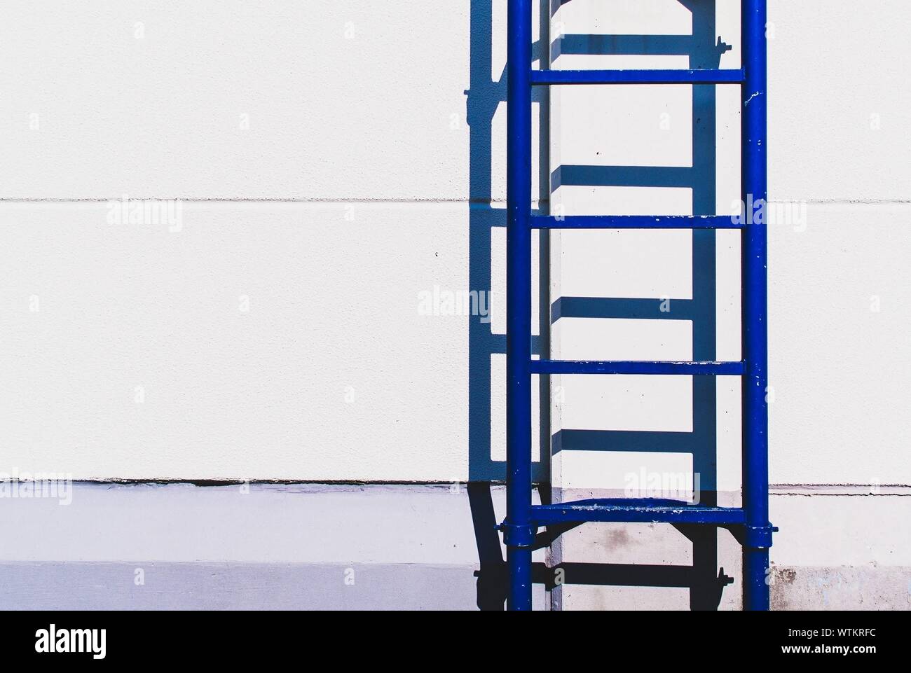 Blue ladder hi-res stock photography and images - Alamy