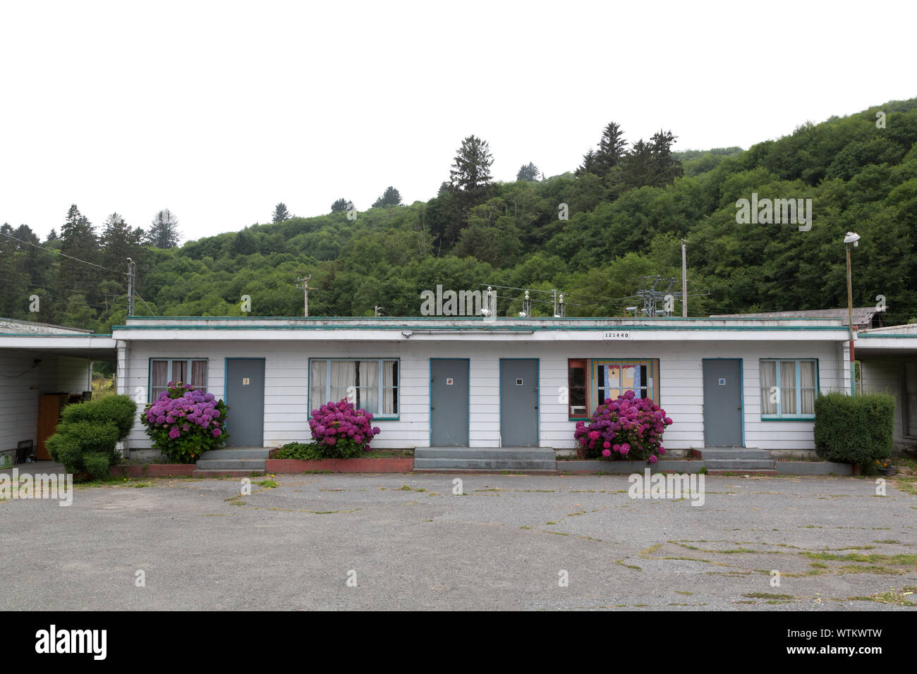 Motel in Orick, California Stock Photo - Alamy