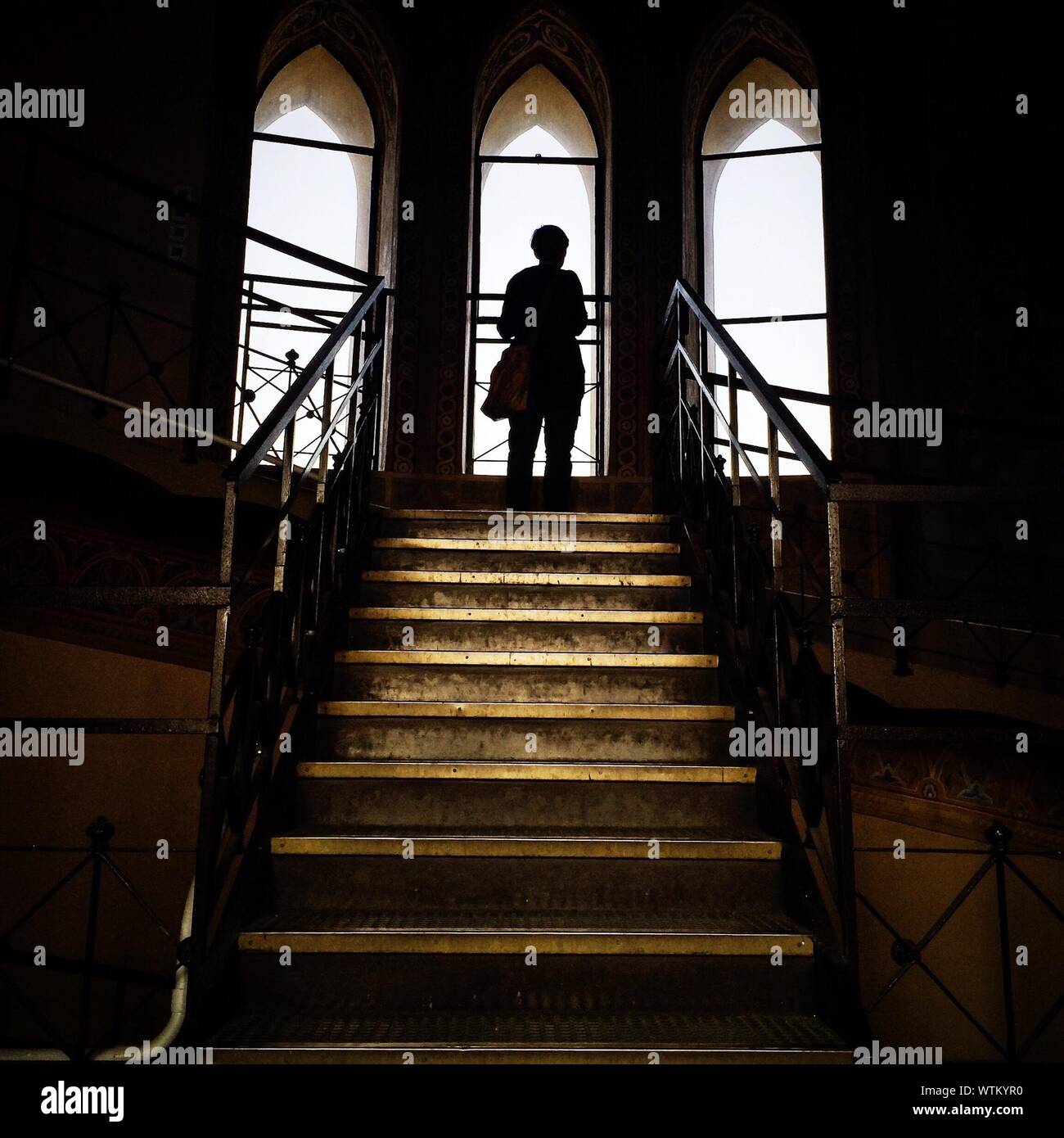 Architecture staircase windows hi-res stock photography and images - Alamy