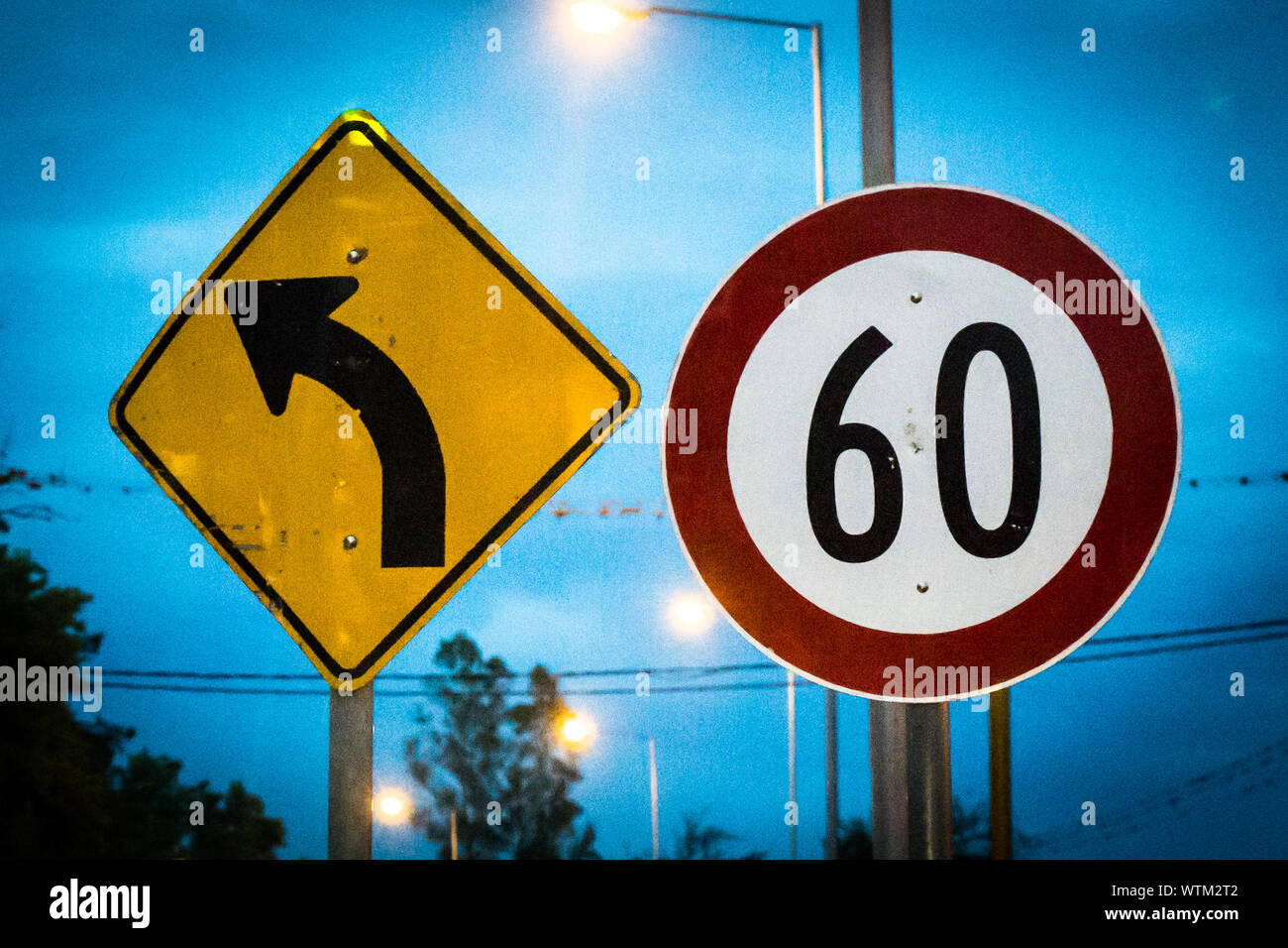60 speed limit hi-res stock photography and images - Alamy