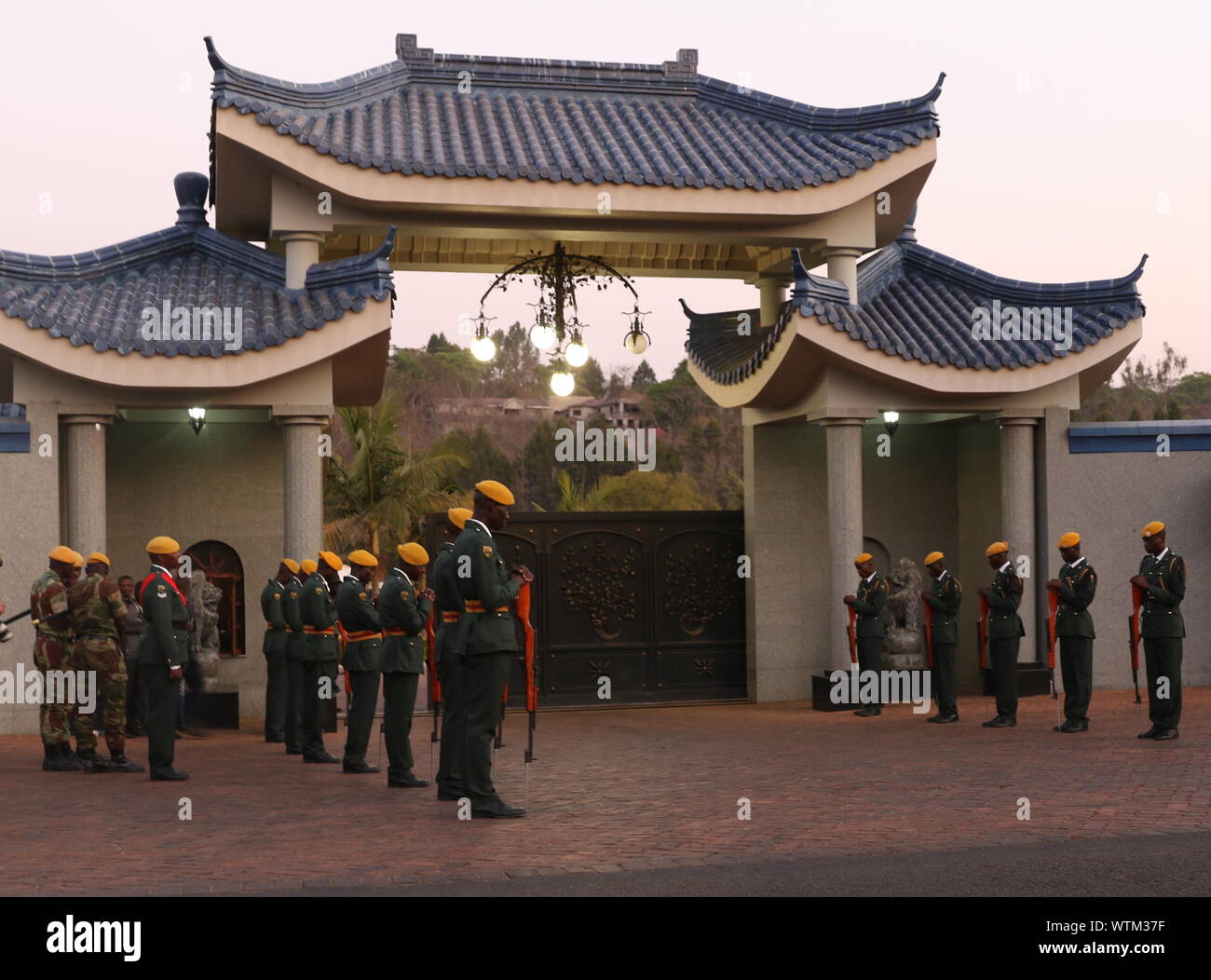 Harare, Zimbabwe. 11th Sep, 2019. Soldiers of Zimbabwe Defense Forces ...