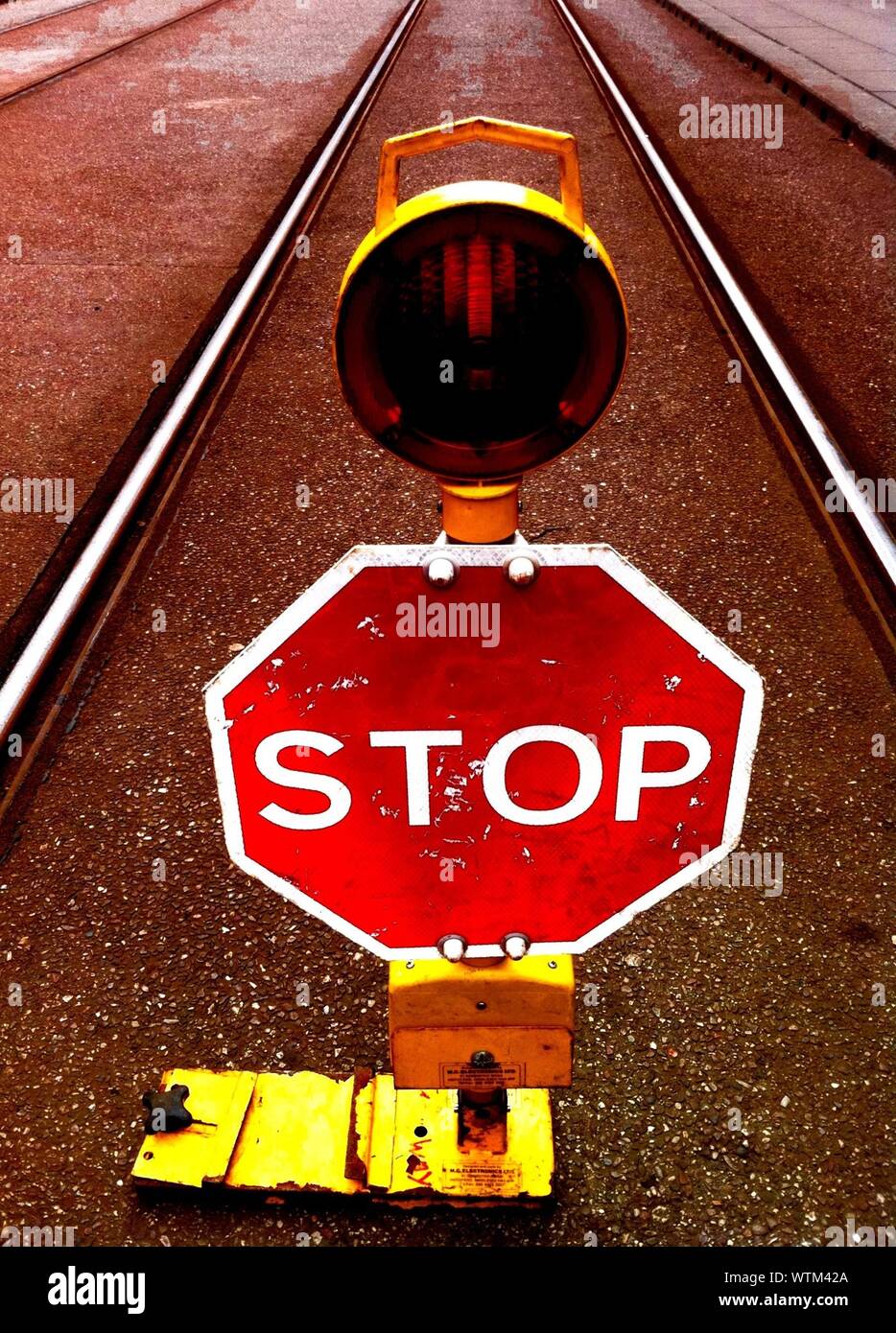 Railroad Stop Sign High Resolution Stock Photography and Images - Alamy