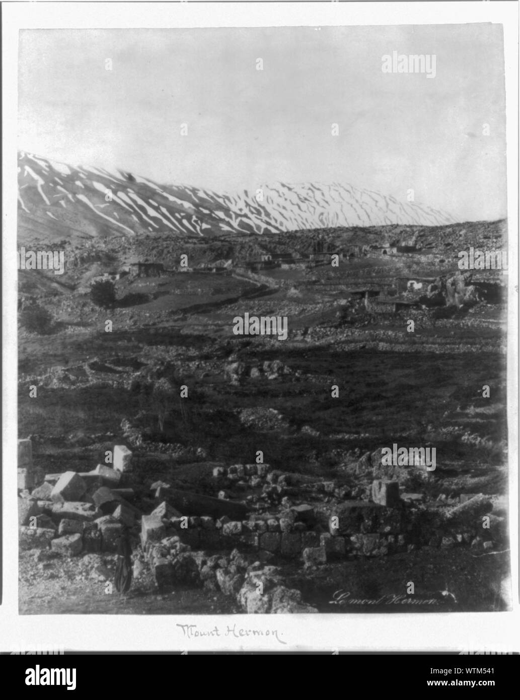 Mount hermon Black and White Stock Photos & Images - Alamy