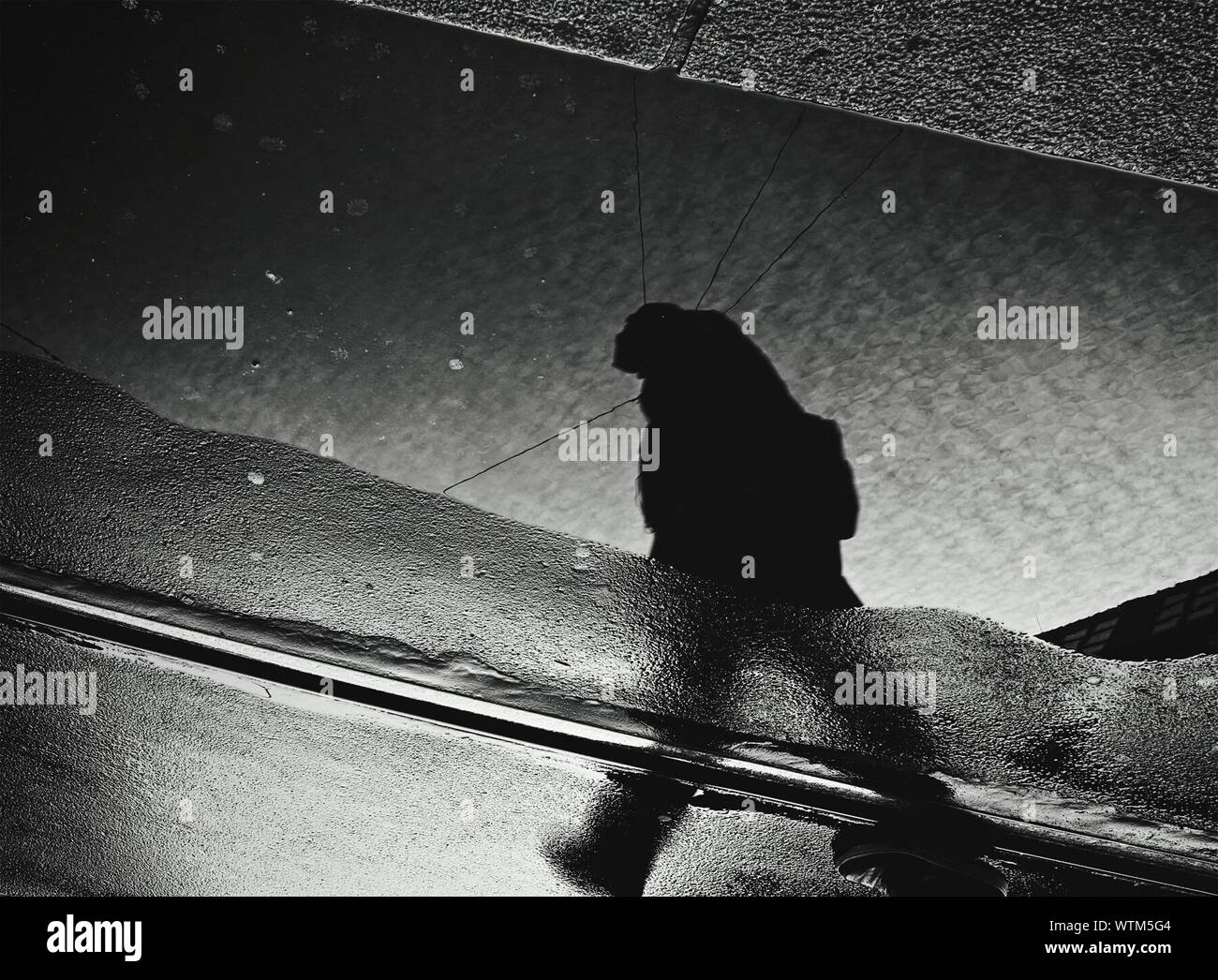 Puddle focus on shadow hi-res stock photography and images - Alamy