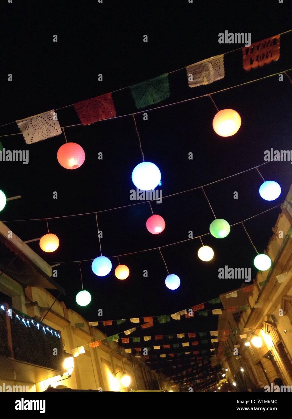 Flags in the night hi-res stock photography and images - Alamy