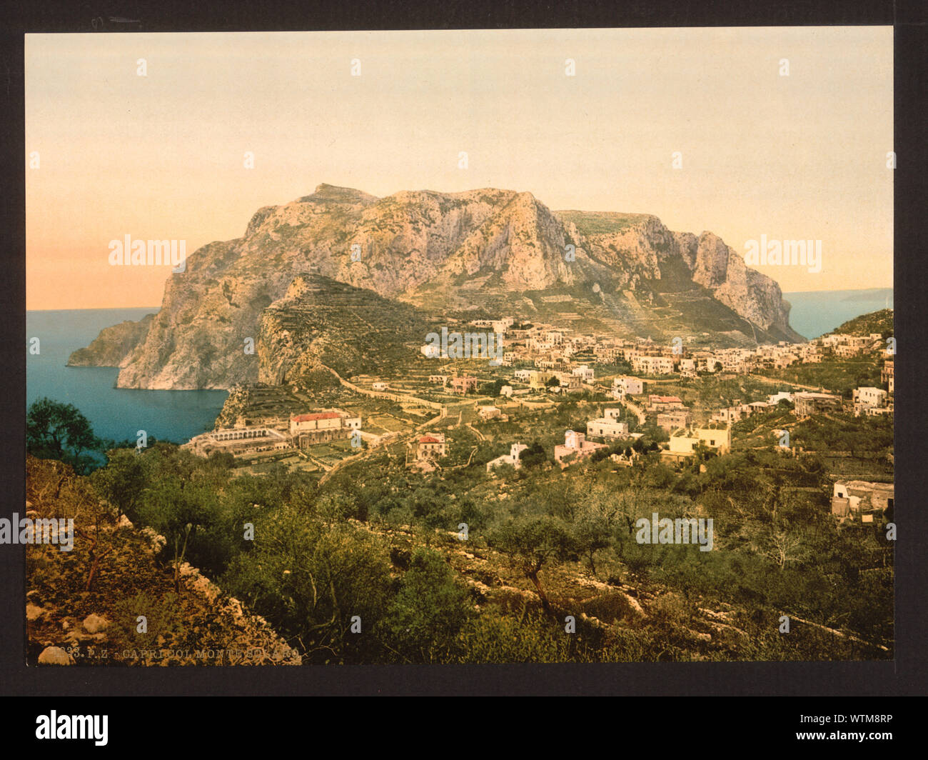 Mount Solaro, Capri Island, Italy Stock Photo - Alamy