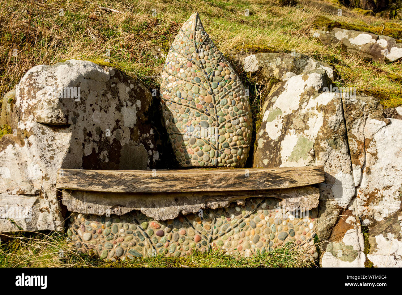 Leaf Seat, a sculpture by Helen Mortley, at the Calgary Sculpture Walk ...