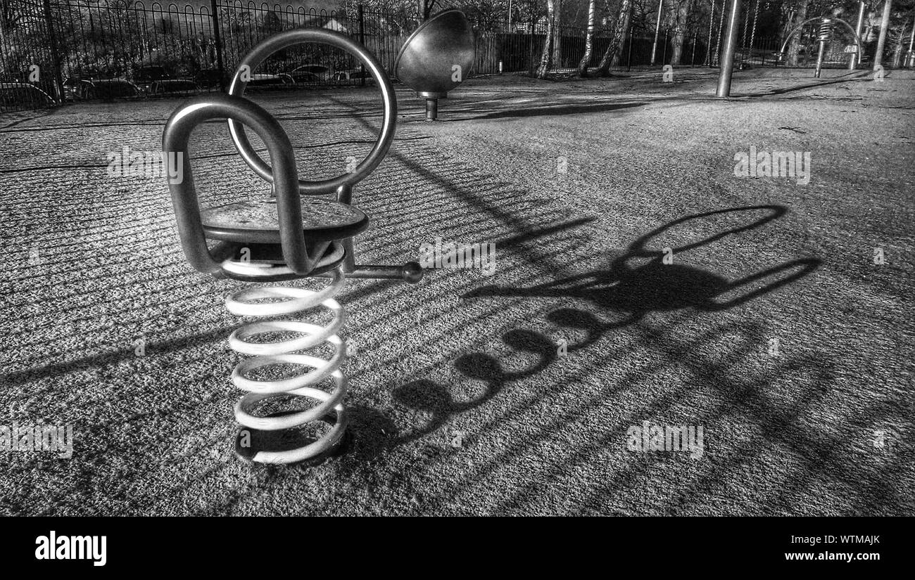 Empty park seat Black and White Stock Photos & Images - Alamy