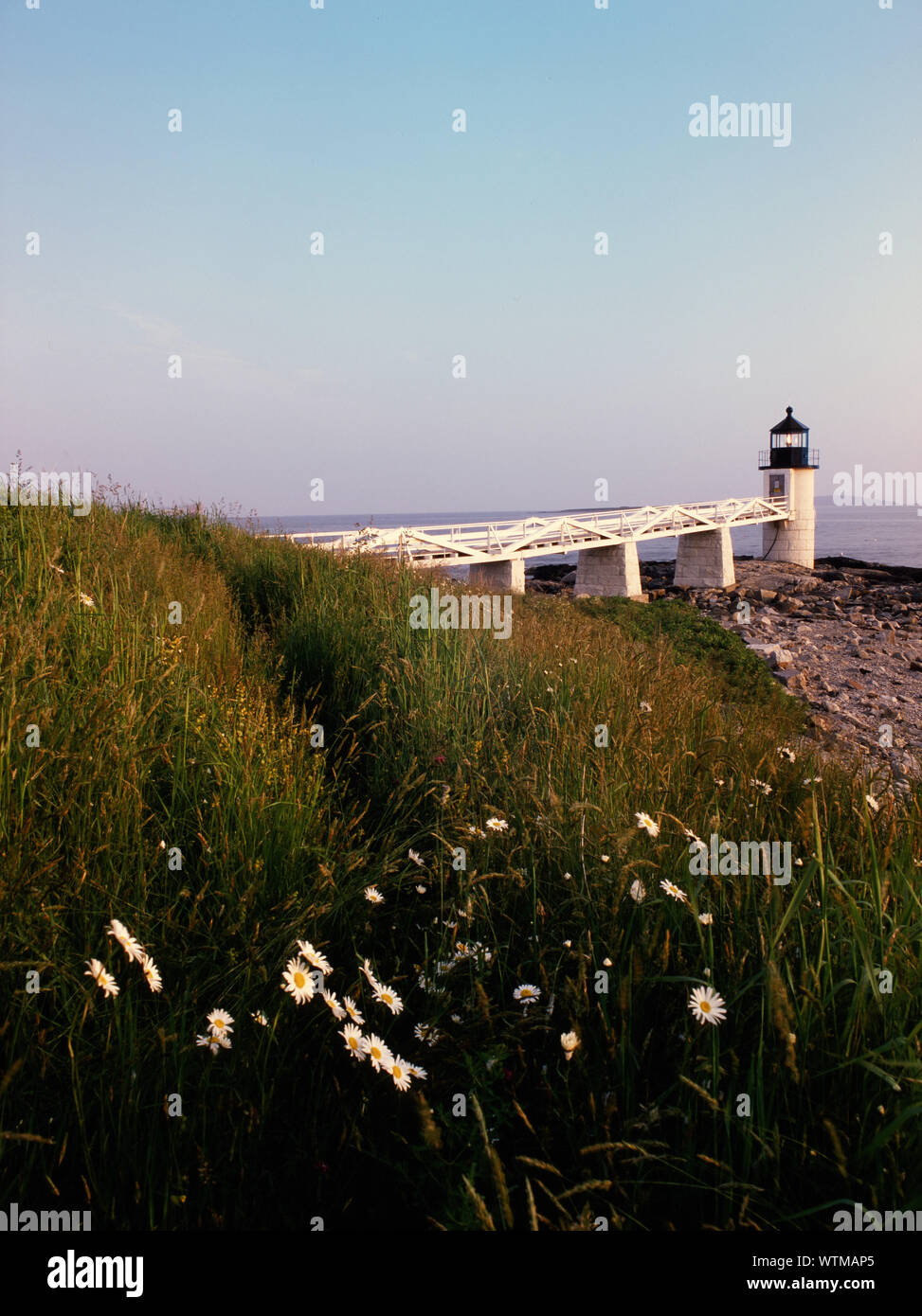 Marshall Point Lighthouse at Port Clyde, Maine Stock Photo - Alamy