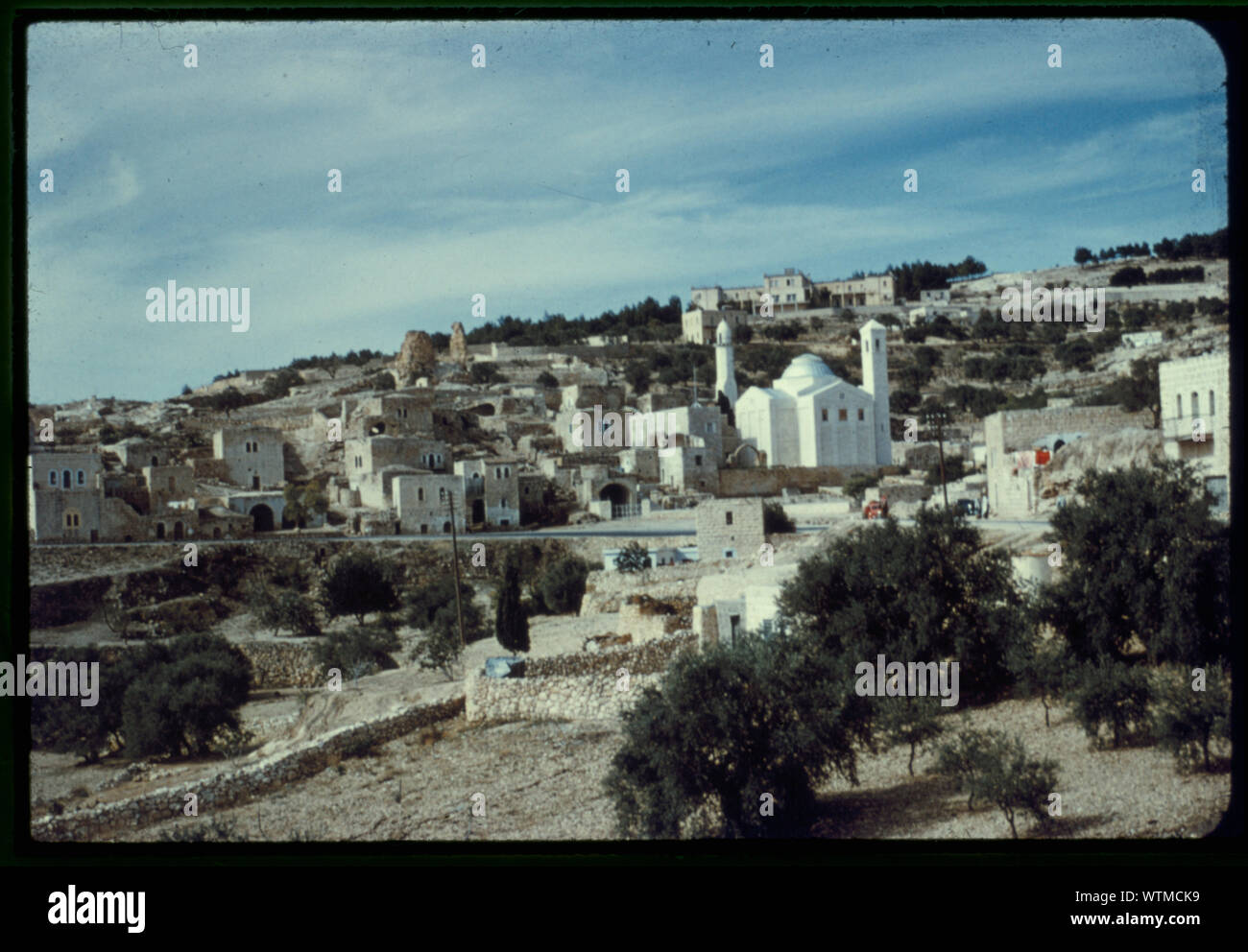 Mount of Olives, Bethphage and Bethany. Bethany village, showing Church ...