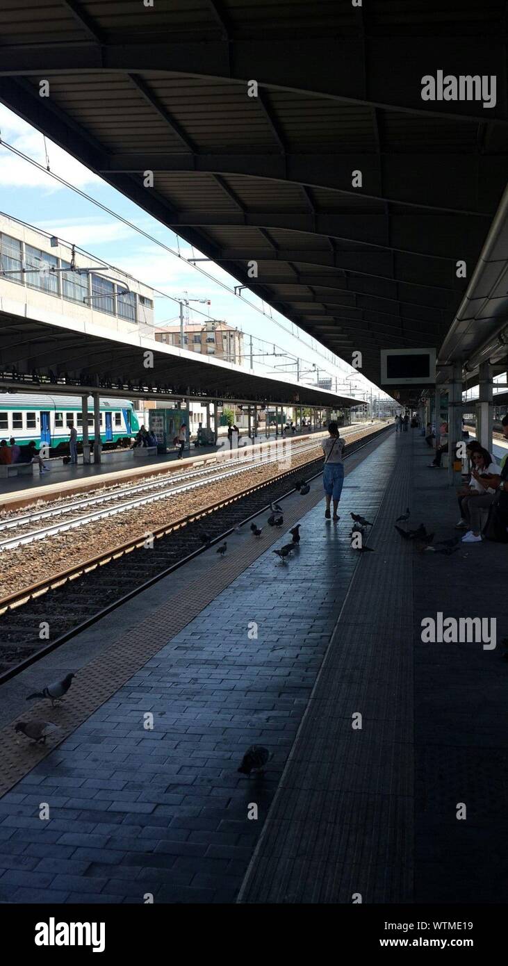 Empty Railway Station Platform High Resolution Stock Photography and ...