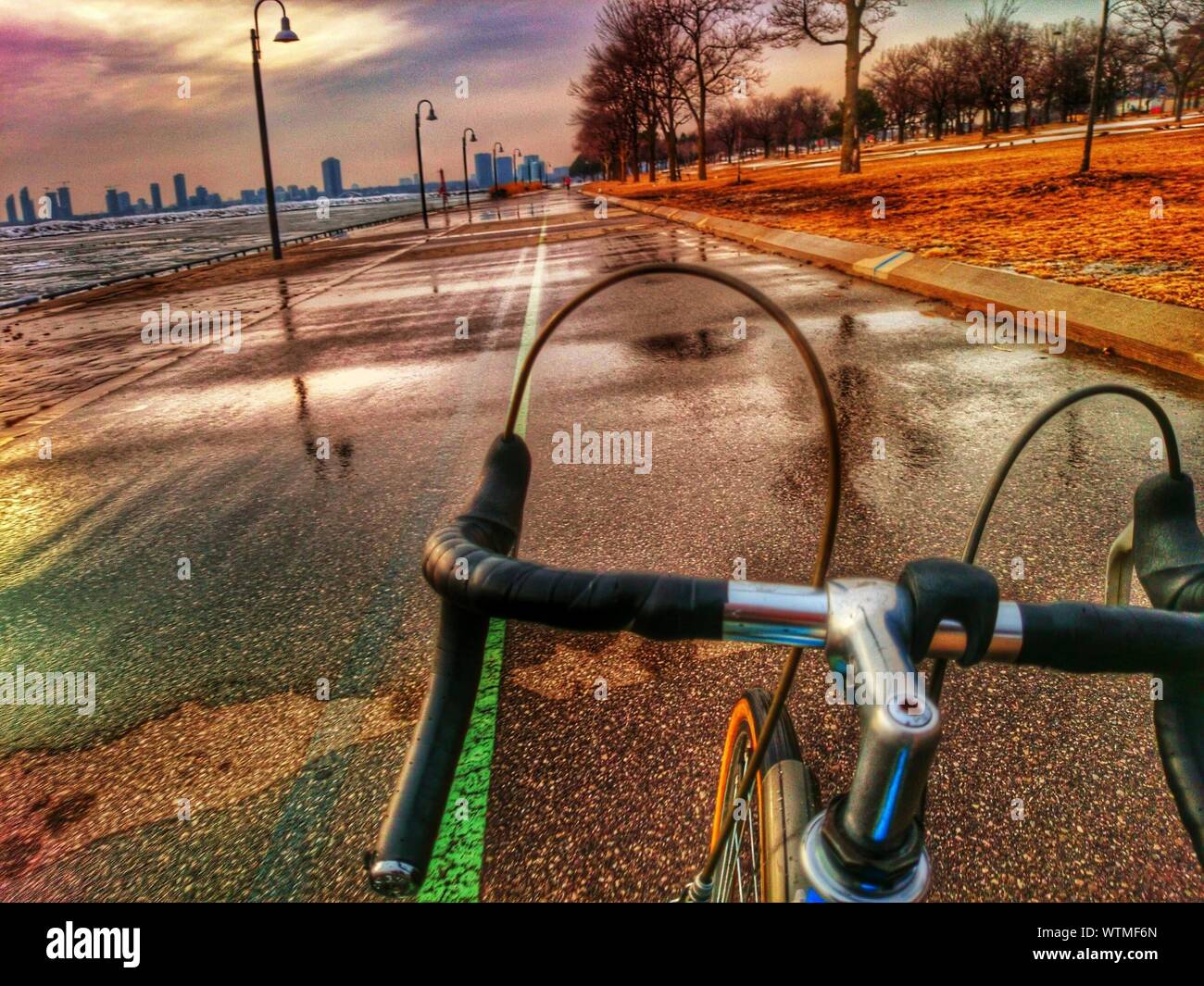 Wet Bike High Resolution Stock Photography and Images - Alamy