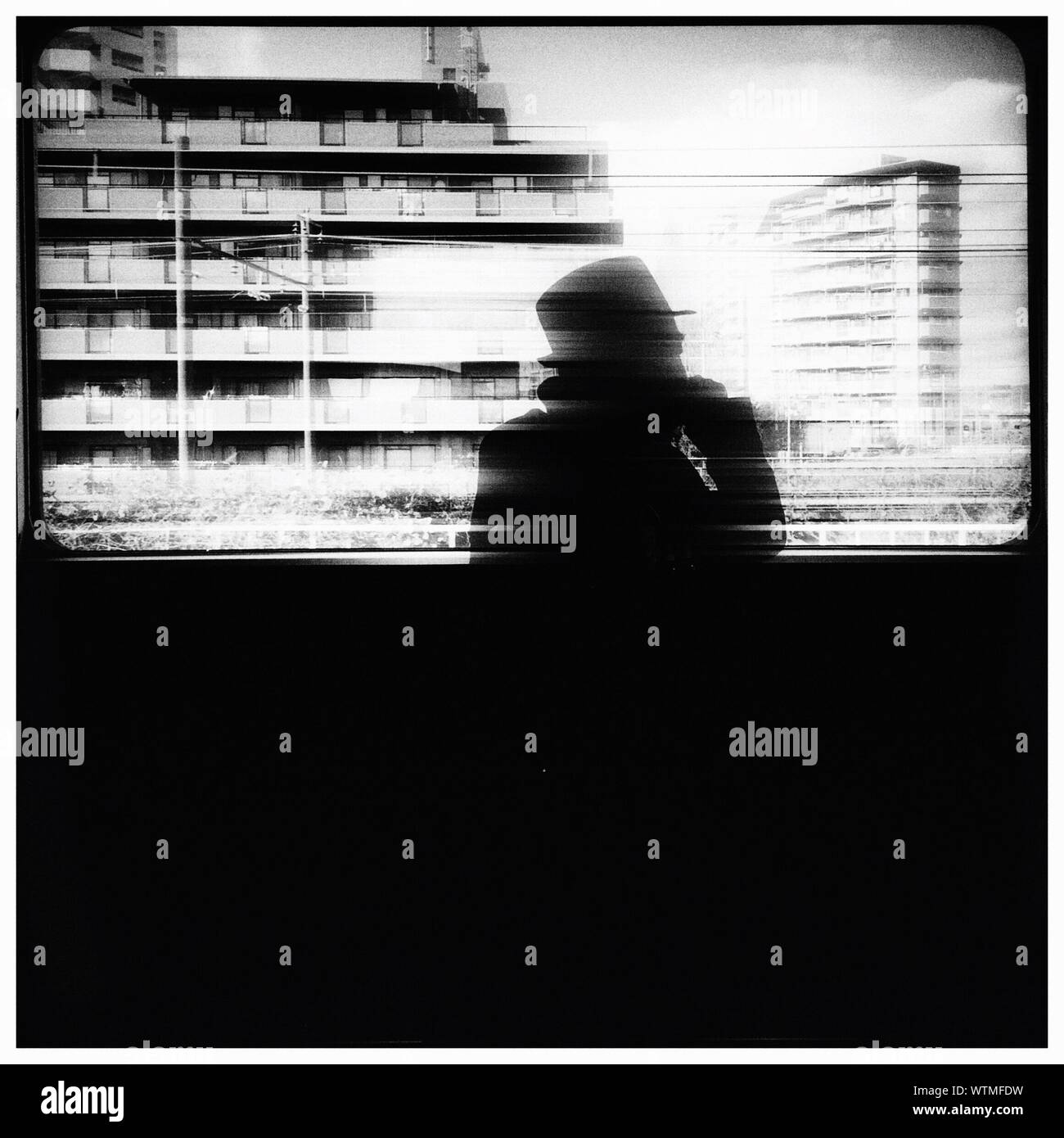 Silhouette architecture building Cut Out Stock Images & Pictures - Alamy