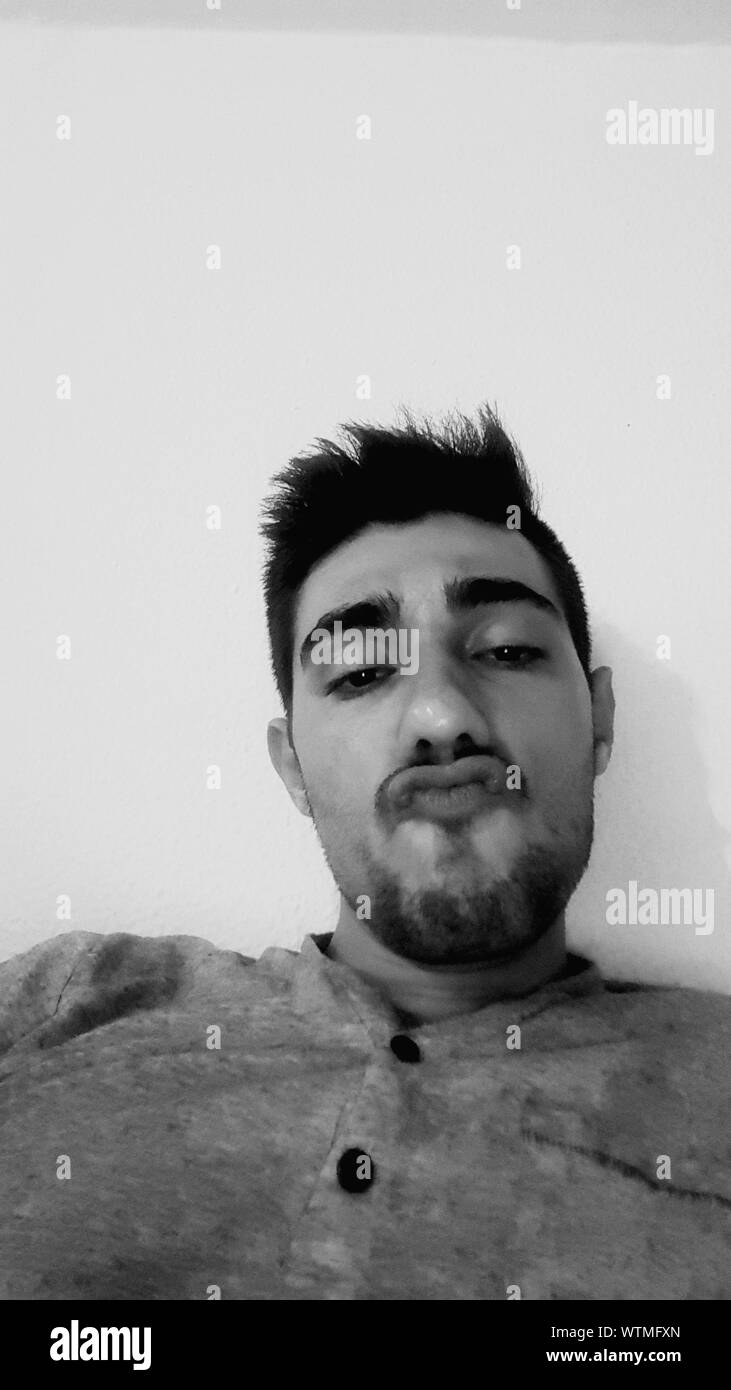Man Puckering Lips High Resolution Stock Photography and Images - Alamy