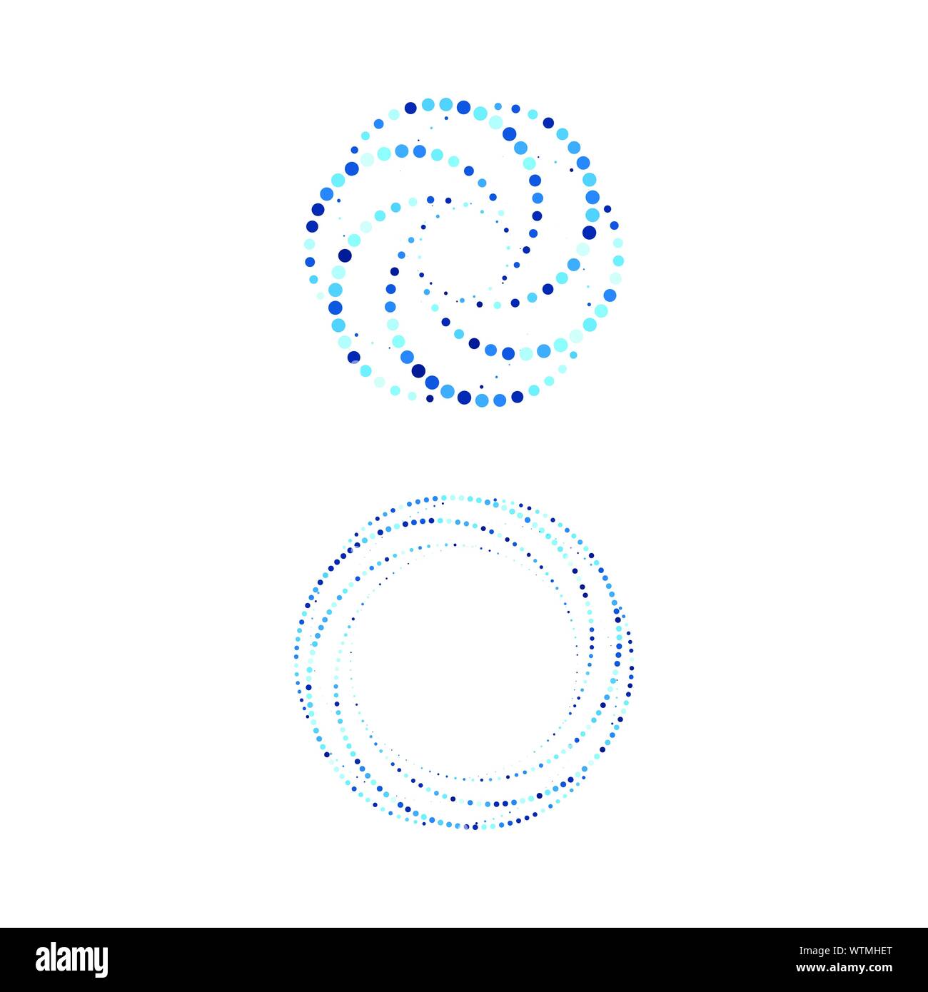 halftone circle dots vector illustration design Stock Vector Image ...
