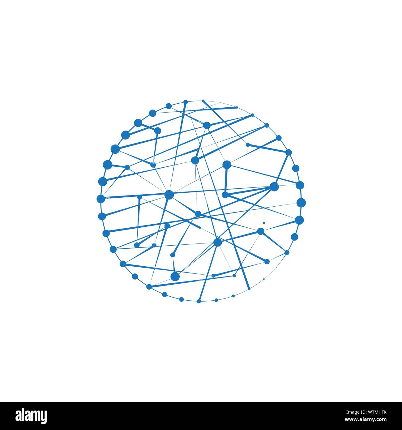 Wire World Logo Template vector illustration Stock Vector Image & Art ...