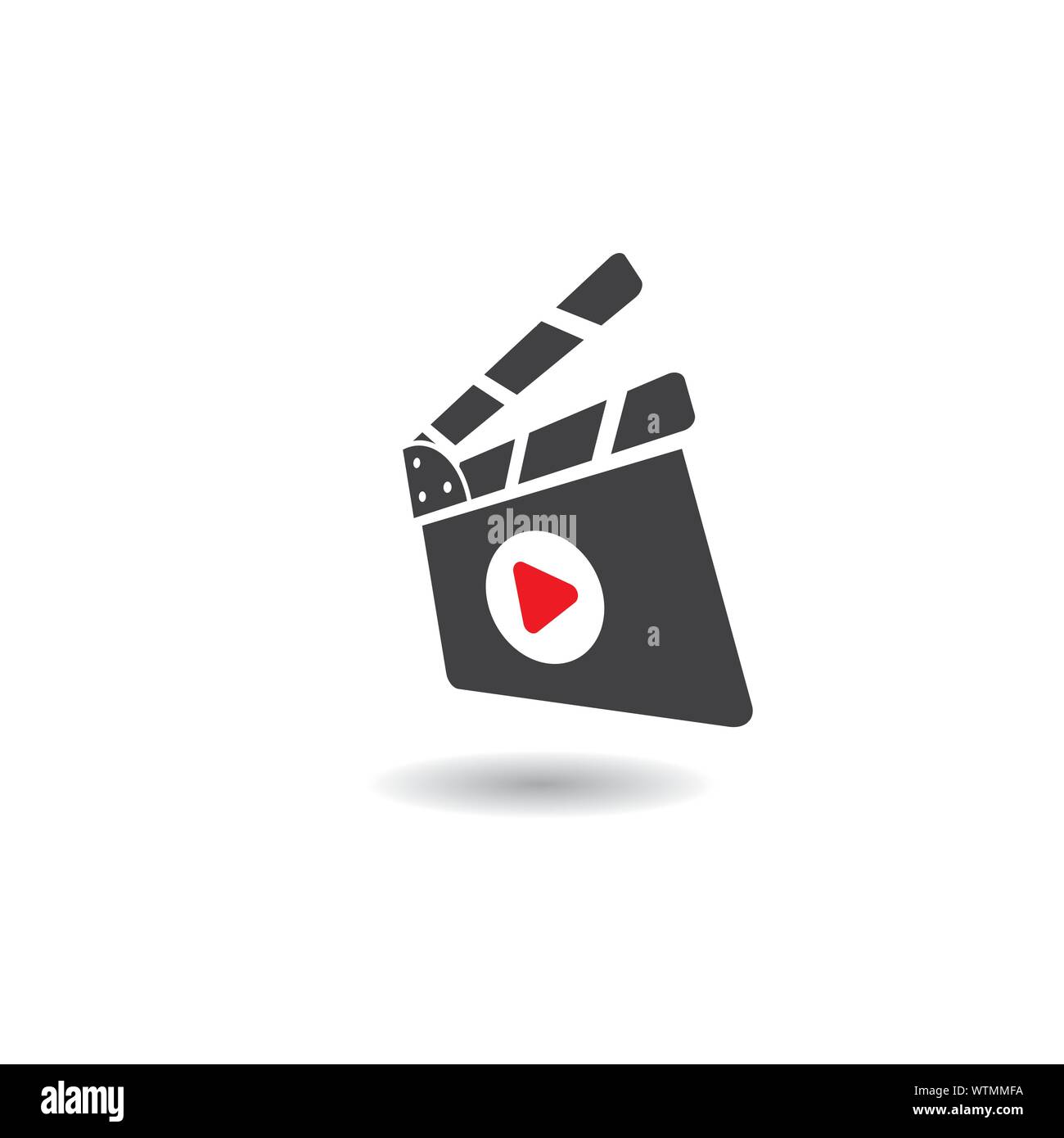 abstract film icon vector illustration template design Stock Vector ...