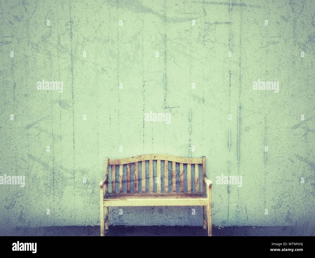 Chair Against Wall Stock Photo - Alamy