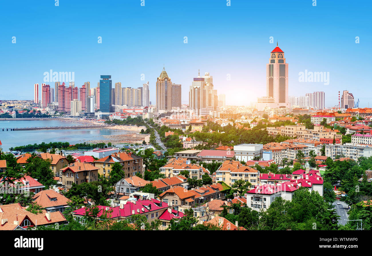 The modern qingdao old city district hi-res stock photography and ...