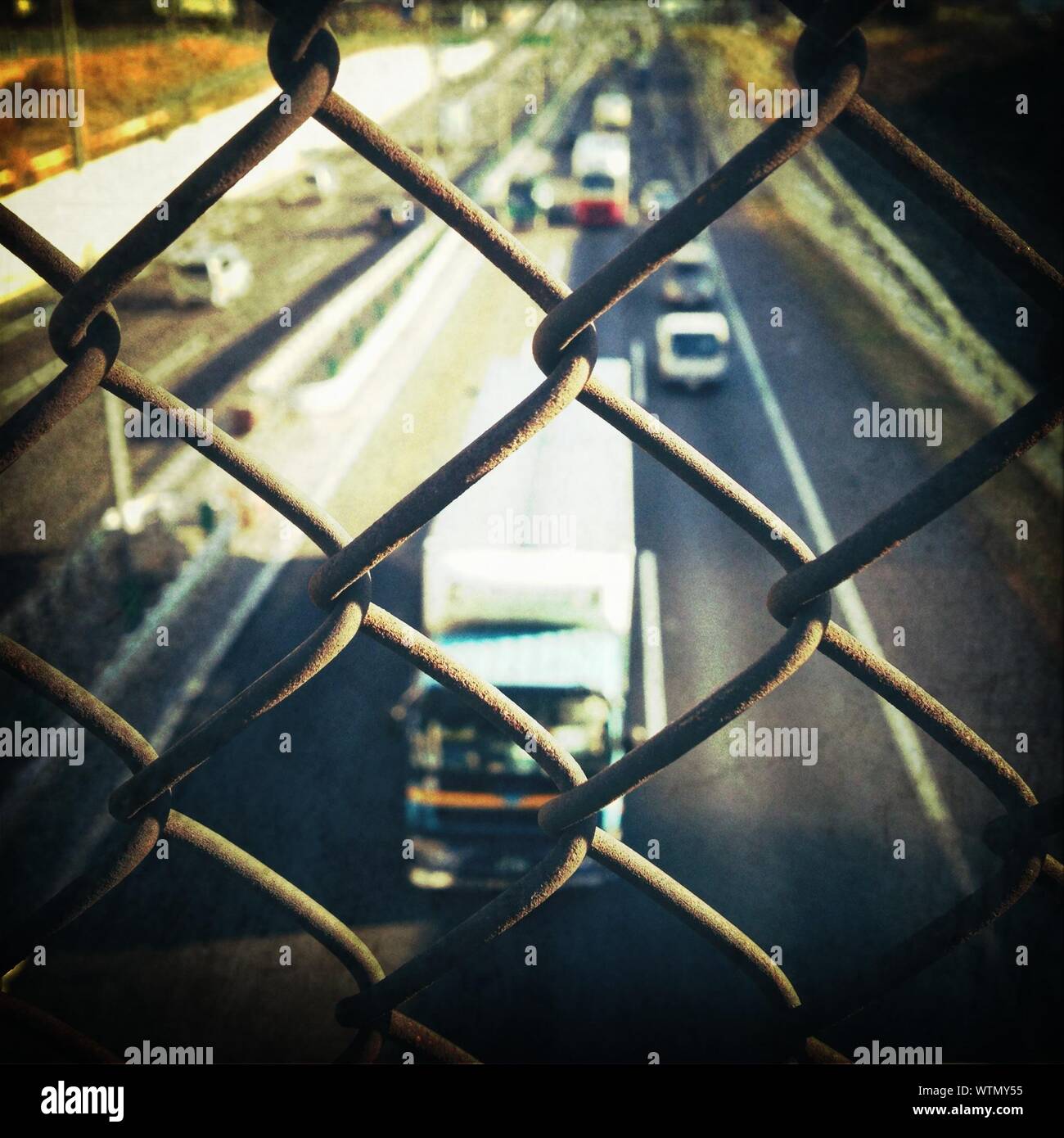 Truck fence hi-res stock photography and images - Alamy
