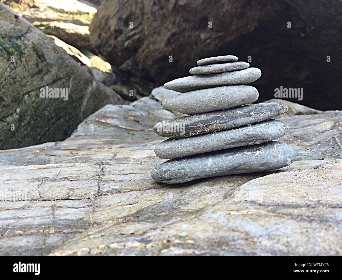 Gray stone stack hi-res stock photography and images - Alamy