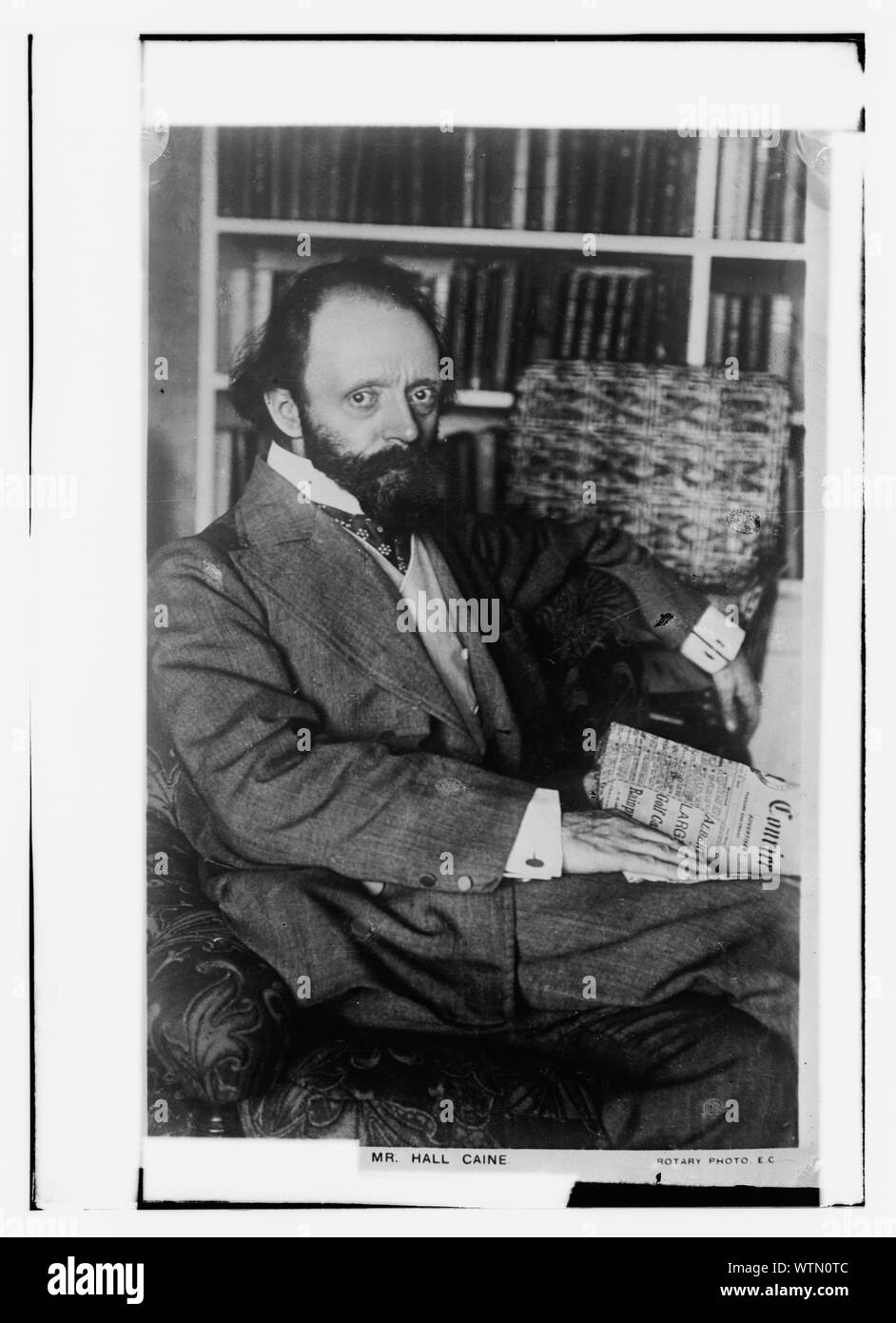 Hall caine seated hi-res stock photography and images - Alamy