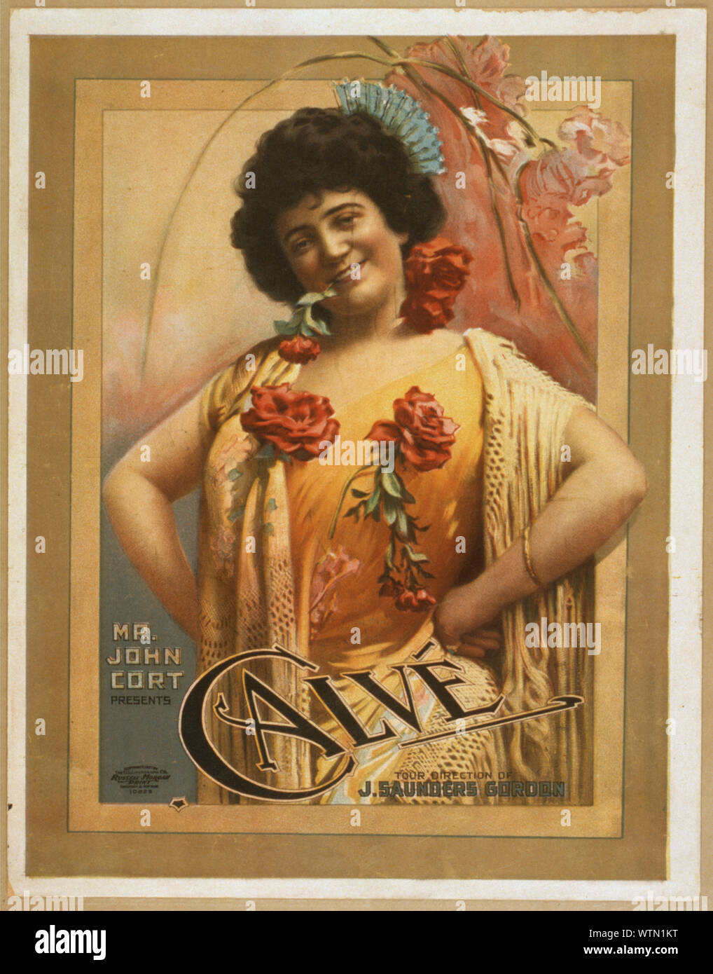 Mr. John Cort presents Calv 1 print : color lithograph ; sheet 46 x 36 ...