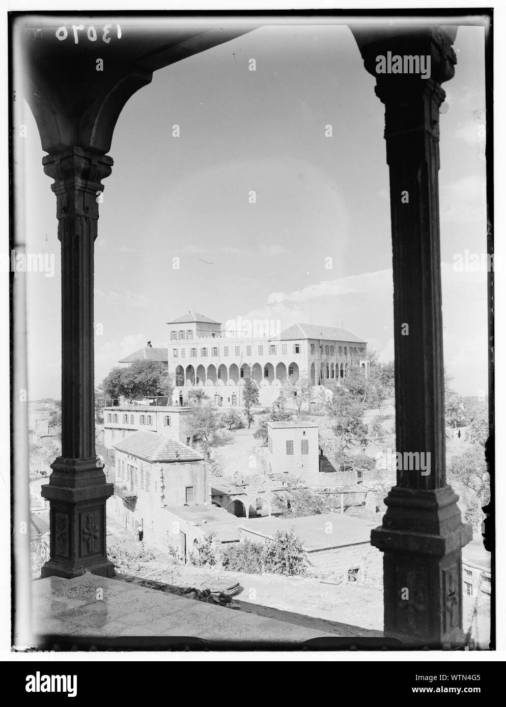 Mr. Oliver's school, Ras-el-Matn. General view of school and ...