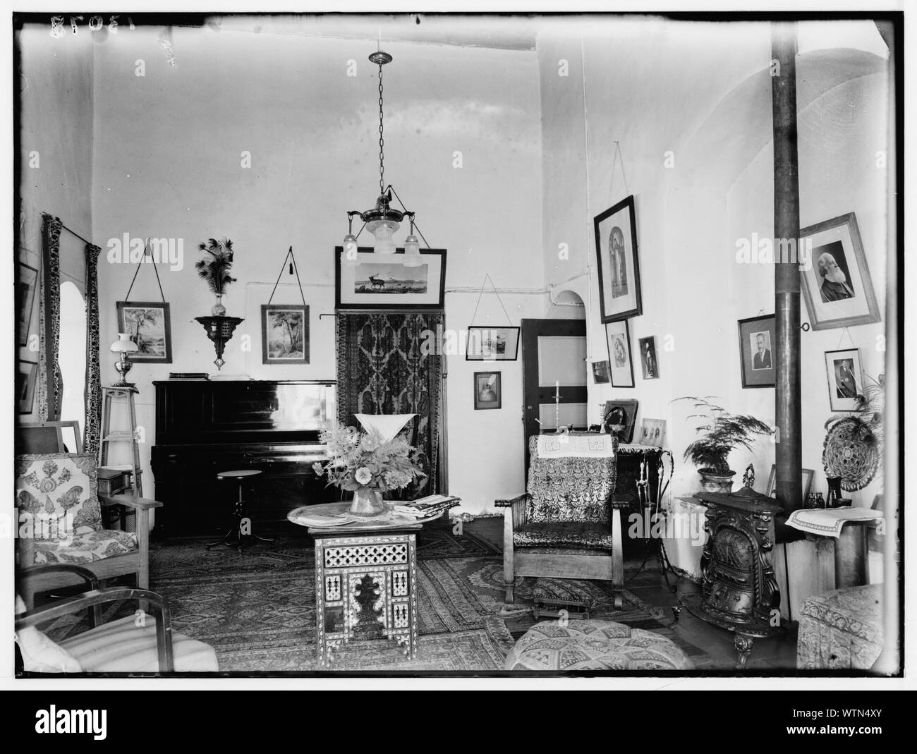 Mr. Oliver's school, Ras-el-Matn. The sitting room Stock Photo - Alamy