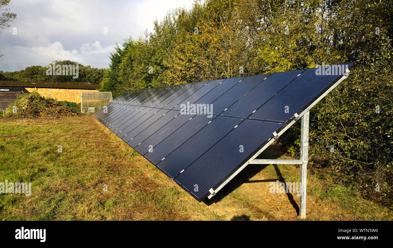 Solar panels solar plant field hi-res stock photography and images - Alamy