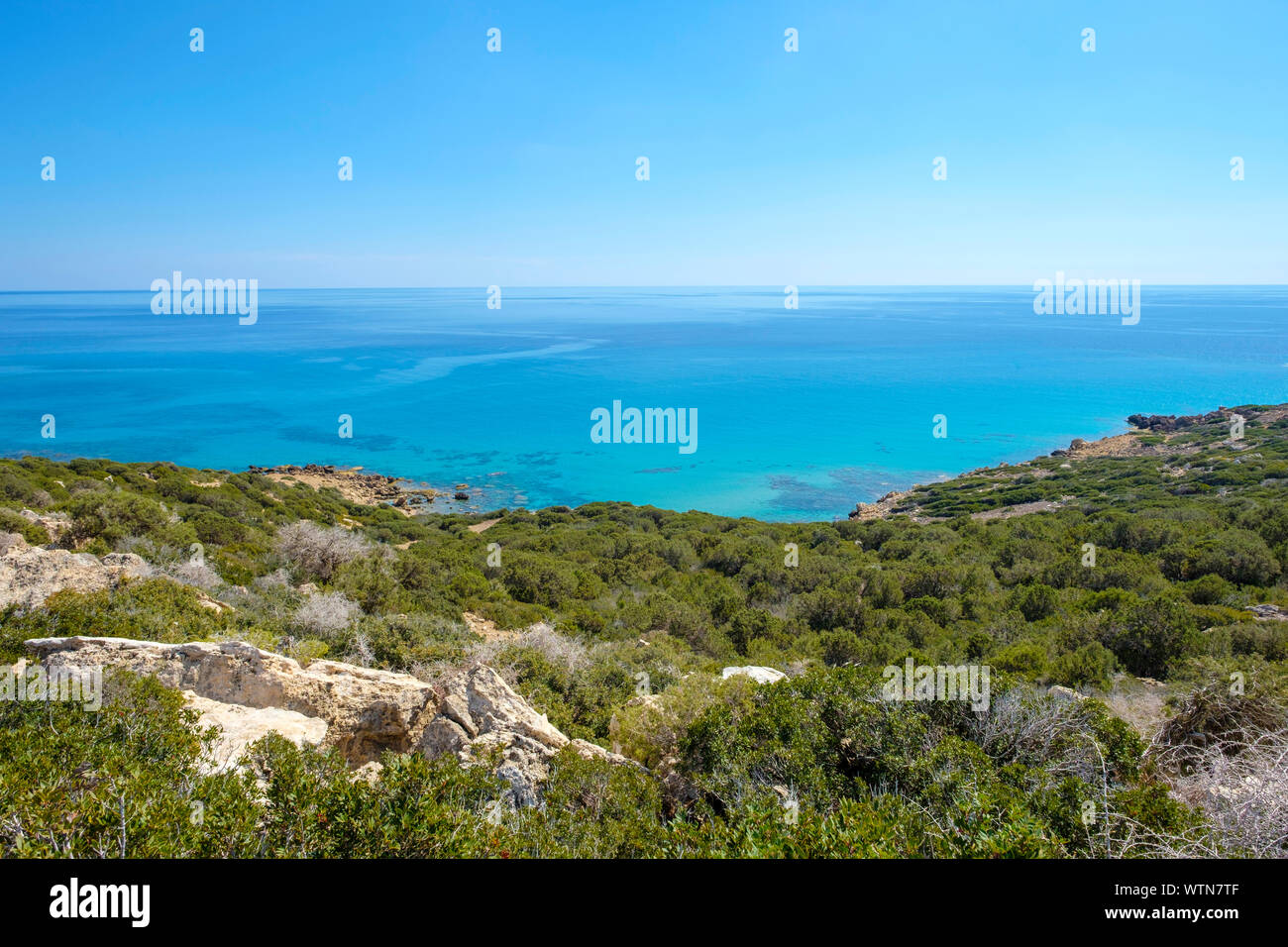 Secluded beach on the Karpaz Peninsula, Rizokarpaso (Dipkarpaz ...