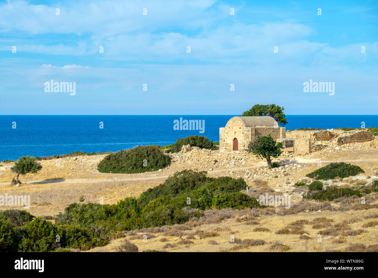 Small Greek chapel on the coast, Tatlisu, Famagusta (Iskele) District ...