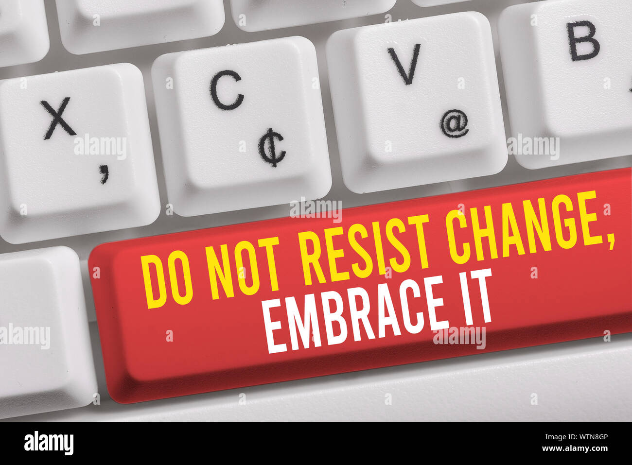Word writing text Do Not Resist Change Embrace It. Business photo ...