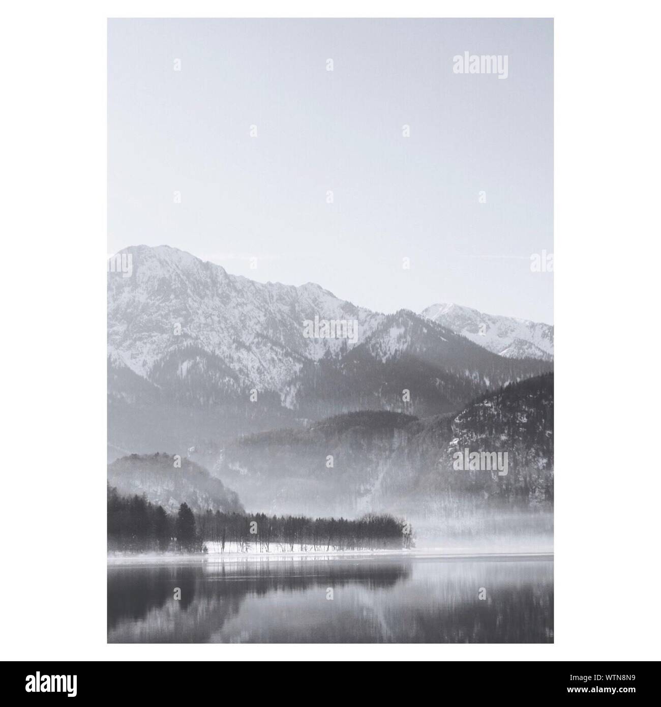 Hazy mountain background Cut Out Stock Images & Pictures - Alamy