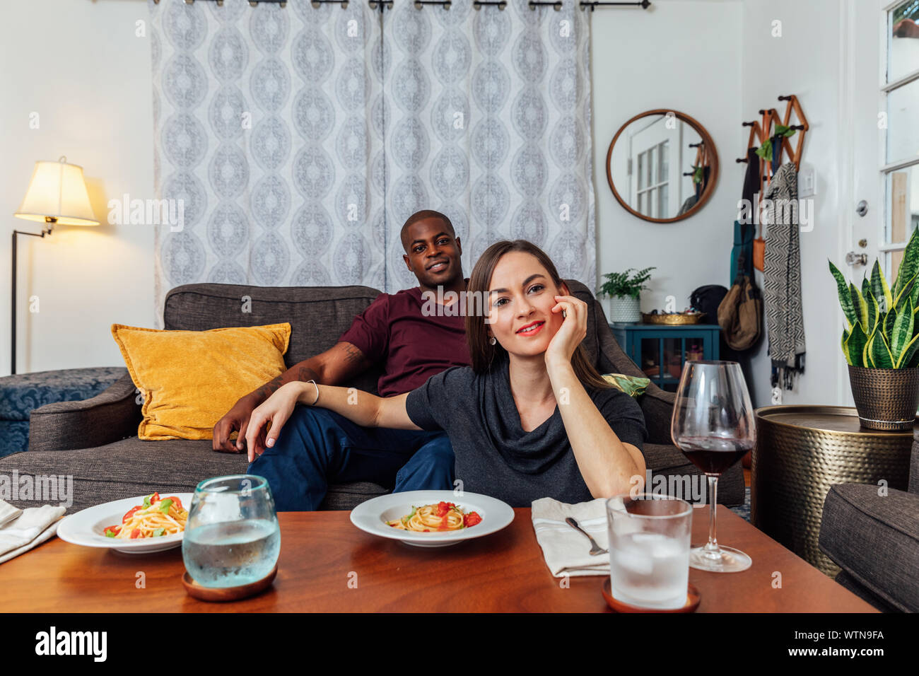 Man Watching Tv At Dinner High Resolution Stock Photography and Images ...
