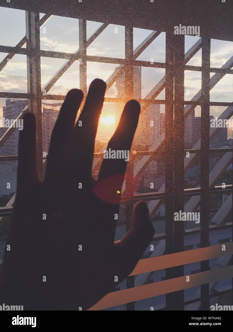 Hand blocking hi-res stock photography and images - Alamy
