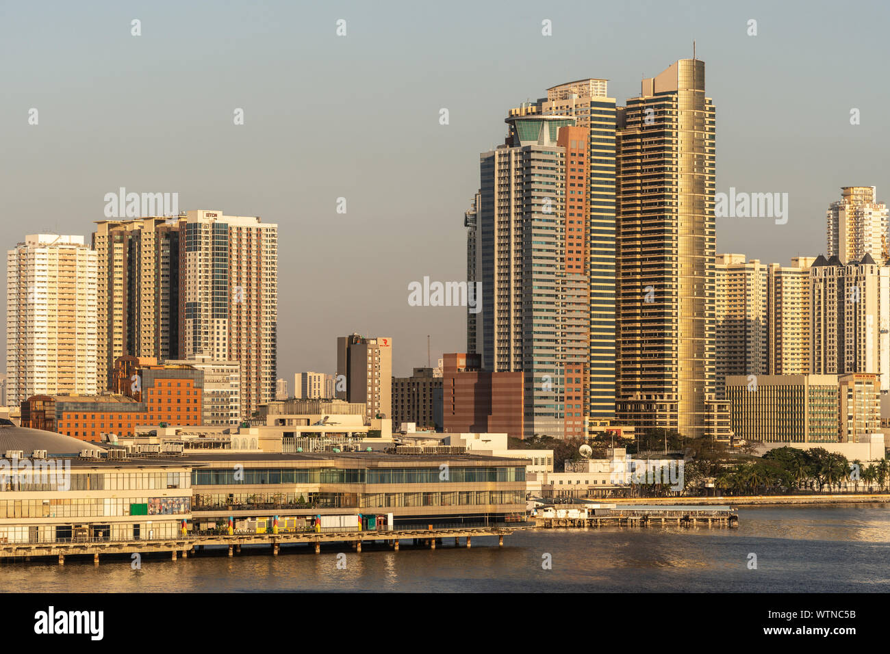 Manila, Philippines - March 5, 2019: South Harbor evening twilight ...