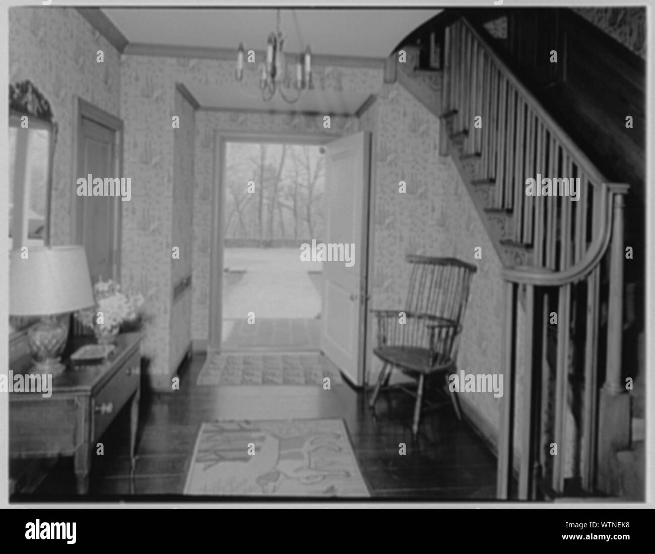 Mr. and Mrs. Hugh Chatham, residence in Elkin, North Carolina Stock ...