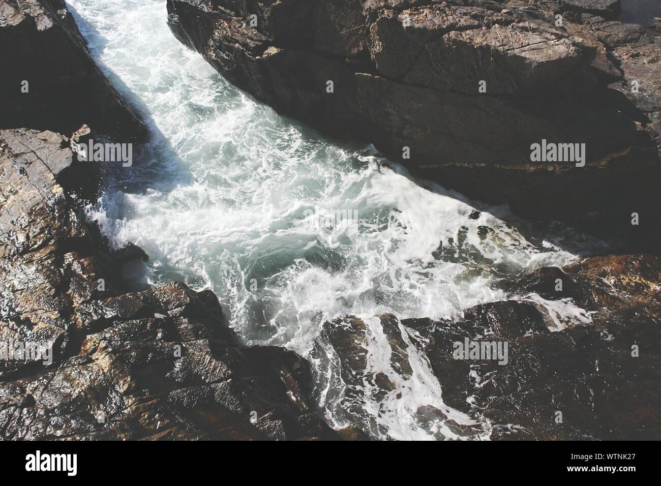 Aerial View Of Sea Stock Photo - Alamy
